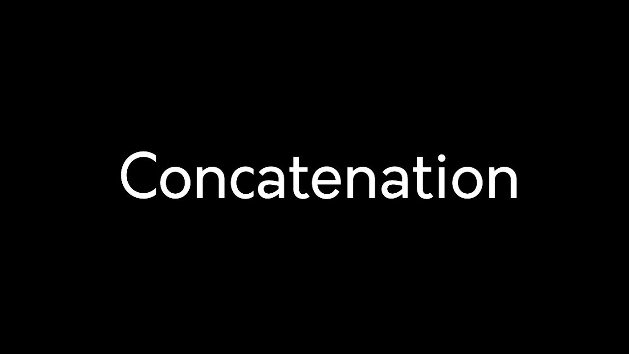What Is Concatenation In Java YouTube what-is-concatenation-in-java-youtube