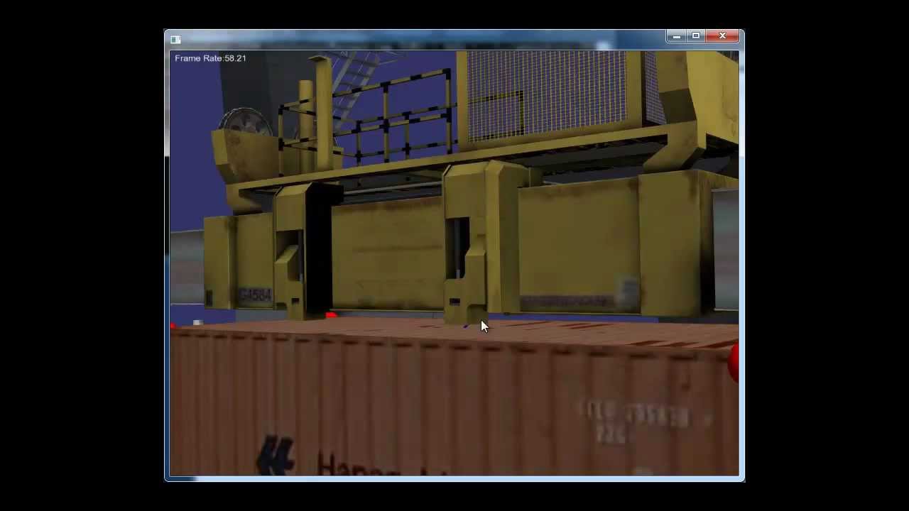 Spreader STS45E Simulation - YouTube