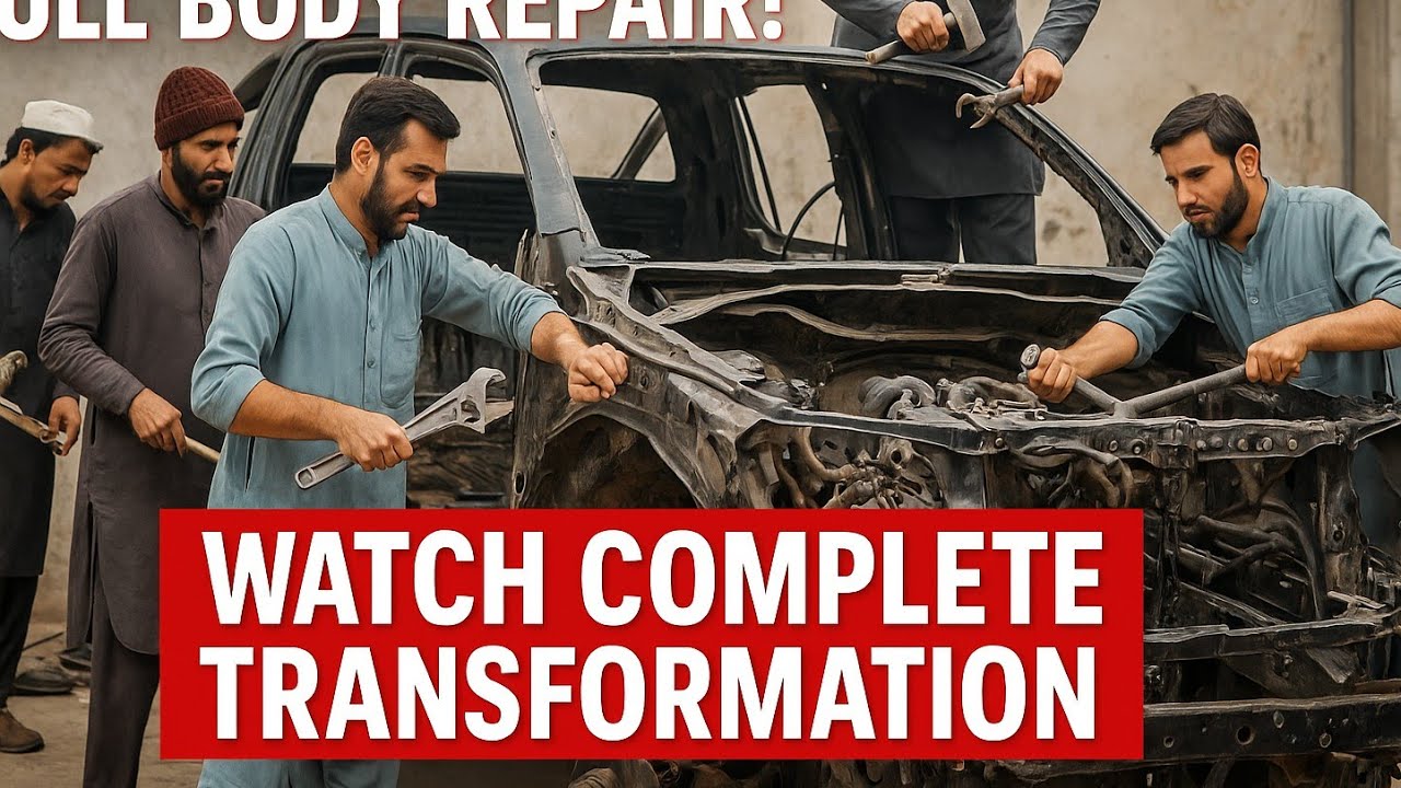 🚗 "Toyota Hilux Accident Repair | Complete Body Transformation | Full ...