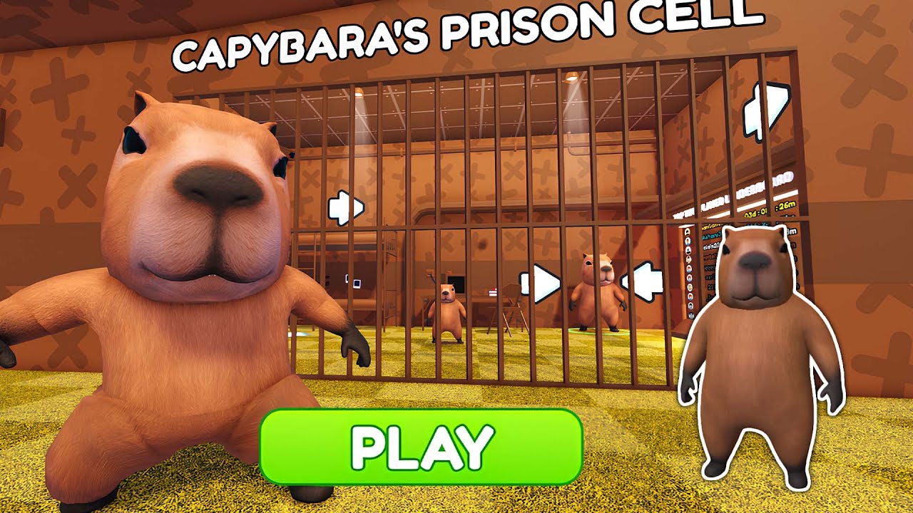 Capybara Plays CAPYBARA'S PRISON RUN OBBY in Roblox! - YouTube