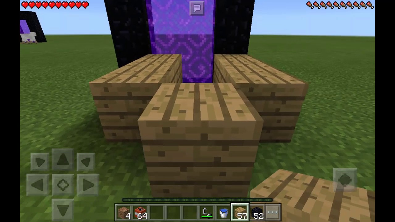 Minecraft nether portal tnt trap - YouTube