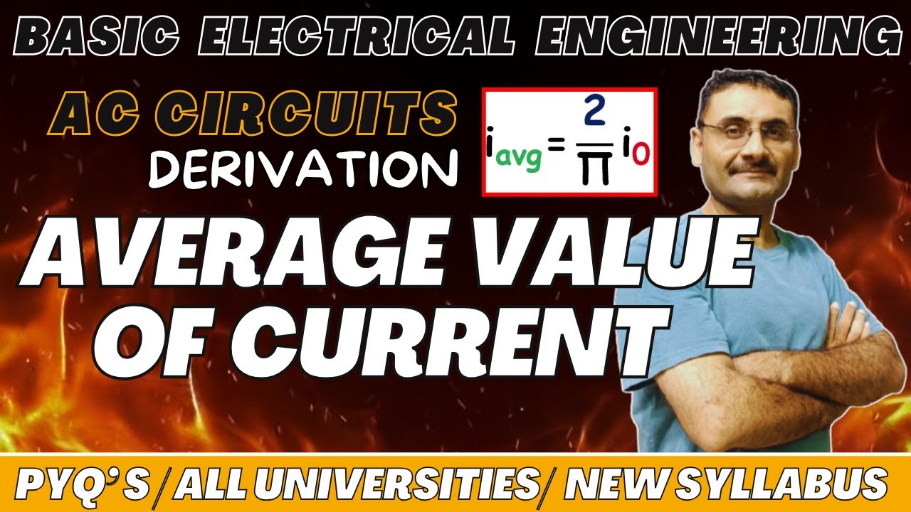 Average Value of Alternating Current & Potential | Derivation | BEE ...