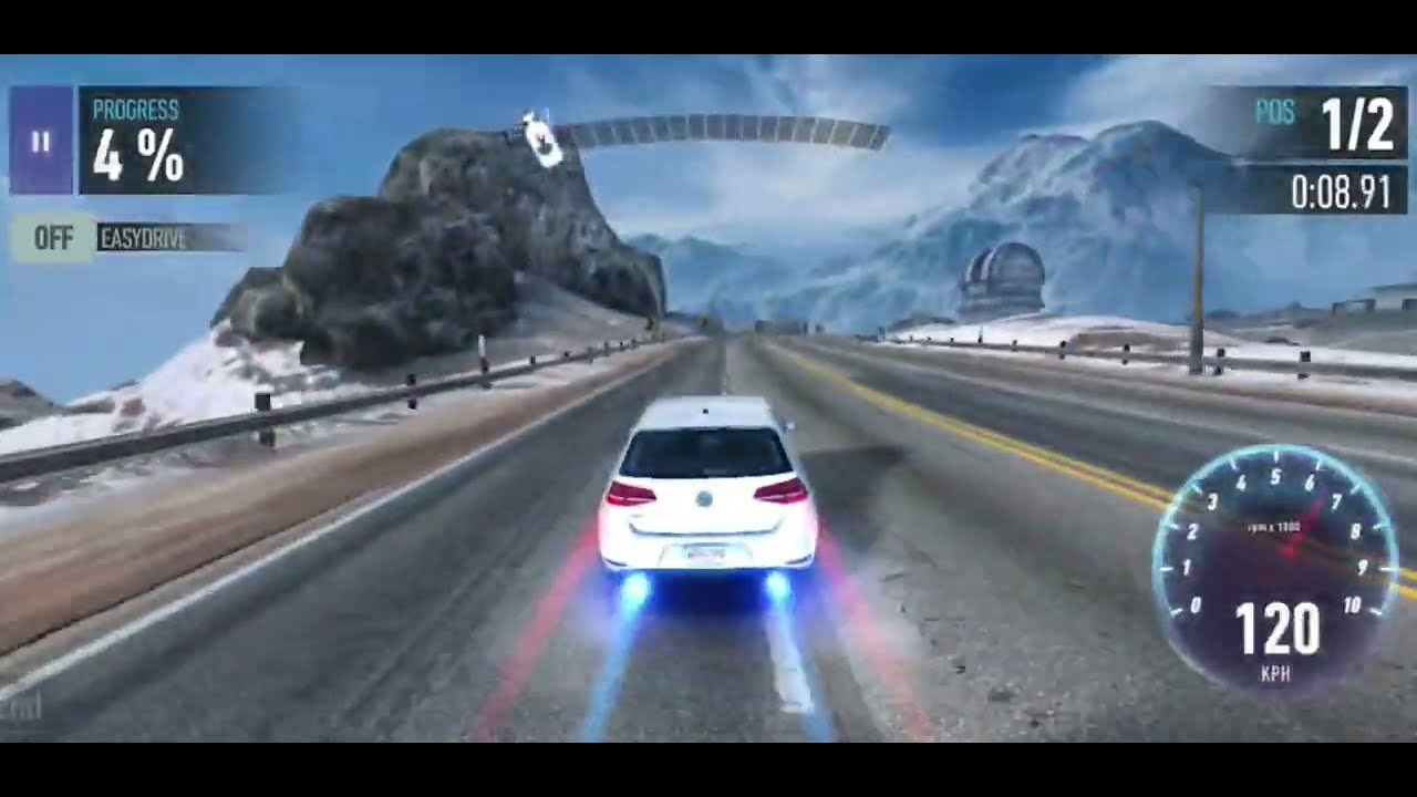 NFS - Need For Speed Volkswagen golf maximum speed test 4K ultra HD ...