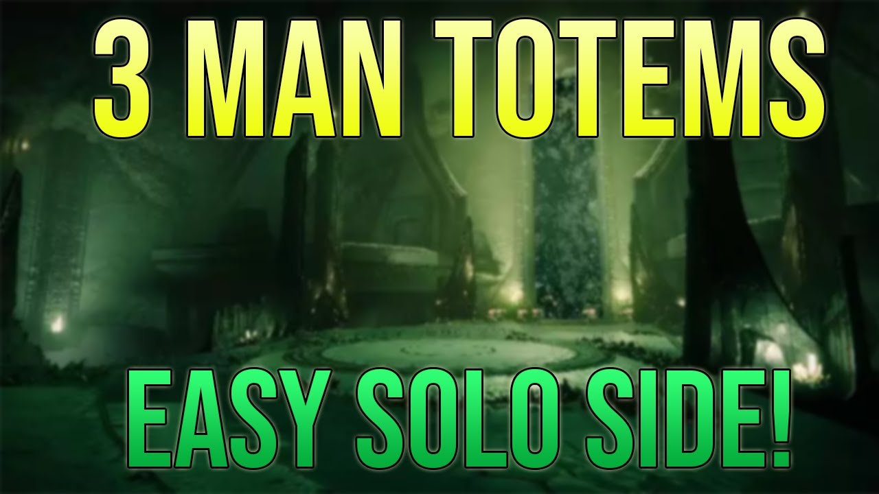 3 Man Totems Kings Fall (Easy Solo Side POV) - YouTube