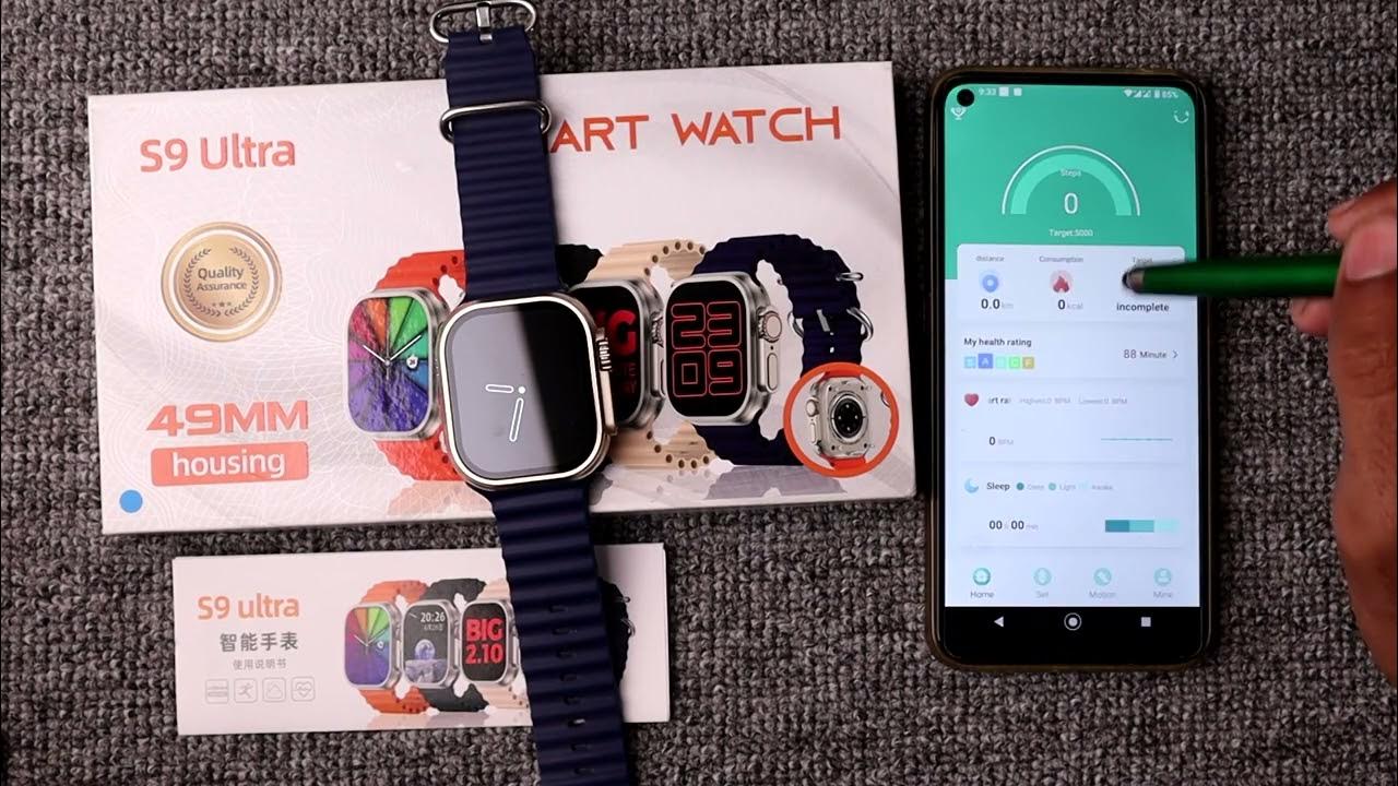 How To Smart Watch S9 Ultra Connect To Phone - YouTube