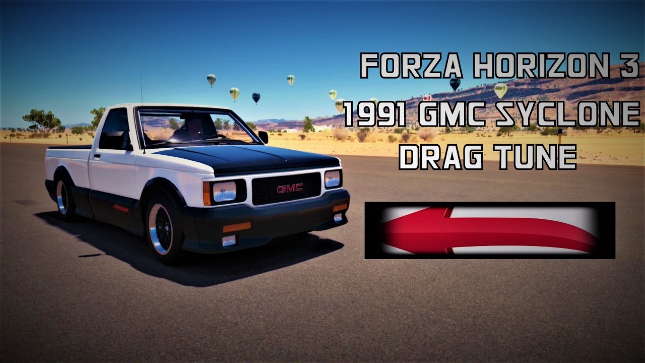 Forza Horizon 3 1991 GMC Syclone drag tune - YouTube