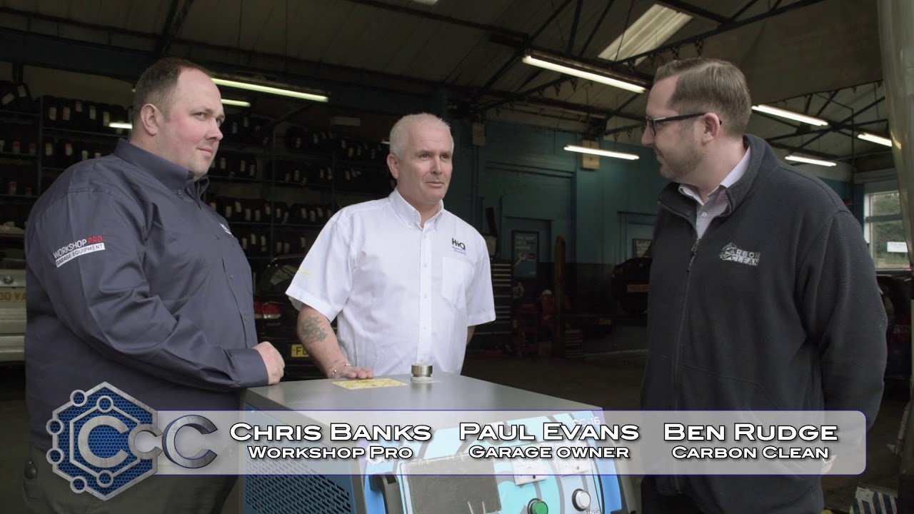 HiQ Workshop Rushden becomes a Carbon Clean Centre - YouTube