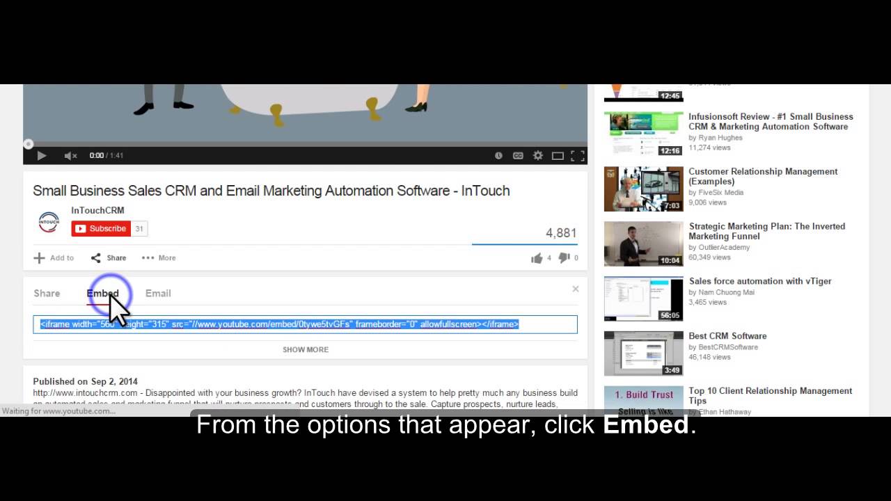 How to display a video on a page - YouTube