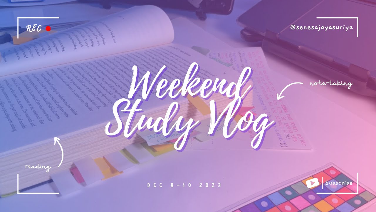 Study Vlog | Reading | Annotating | Note-taking - YouTube