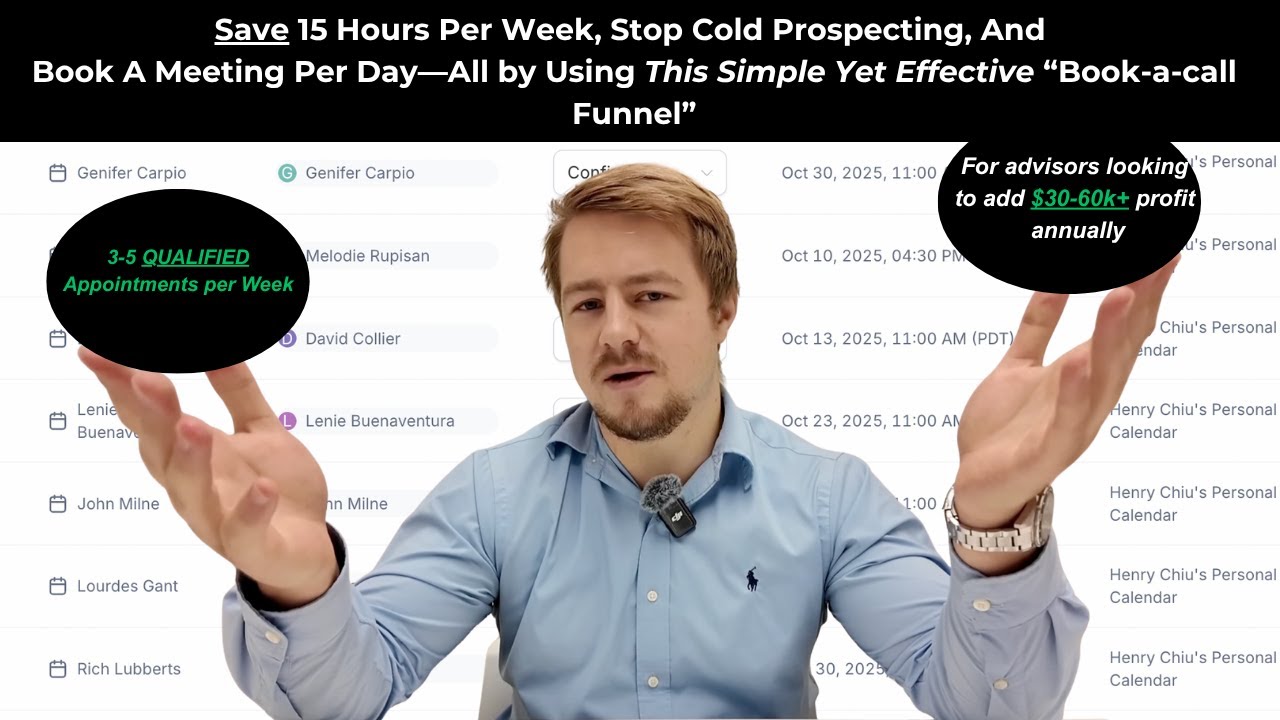 How to find more HNW clients as a financial advisor - YouTube