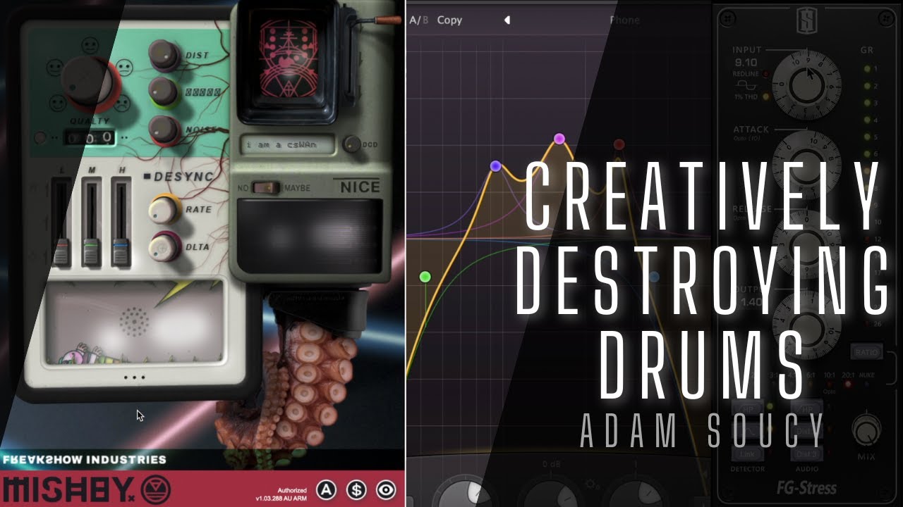 Creatively Destroying Drums - YouTube