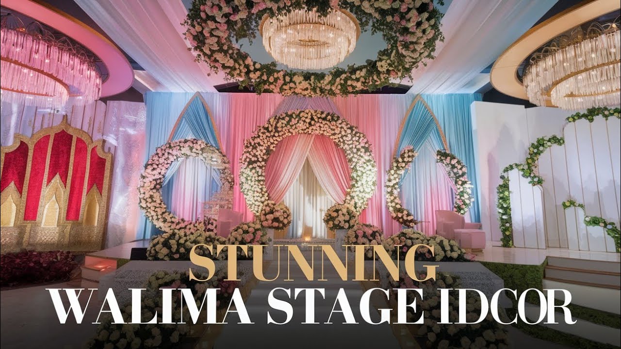 "Stunning Walima Stage Décor Ideas | Elegant Designs for Your Perfect ...