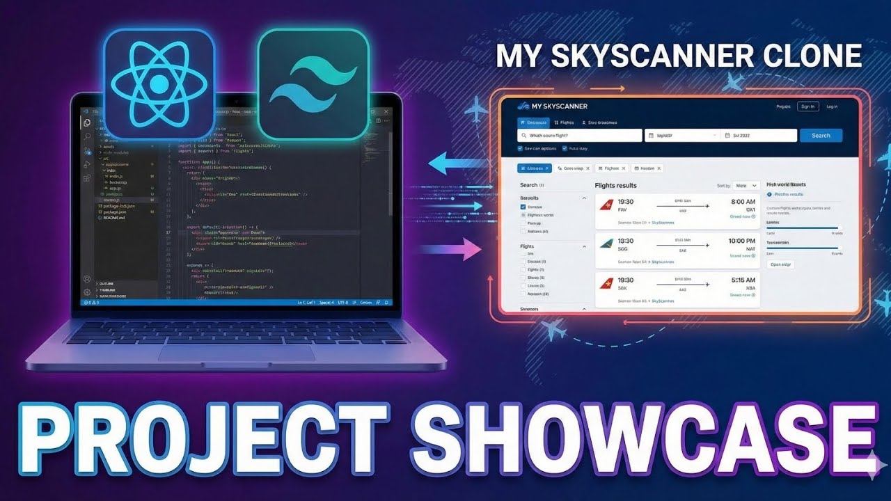 How I’m Building a Skyscanner Clone using Tailwind CSS - YouTube