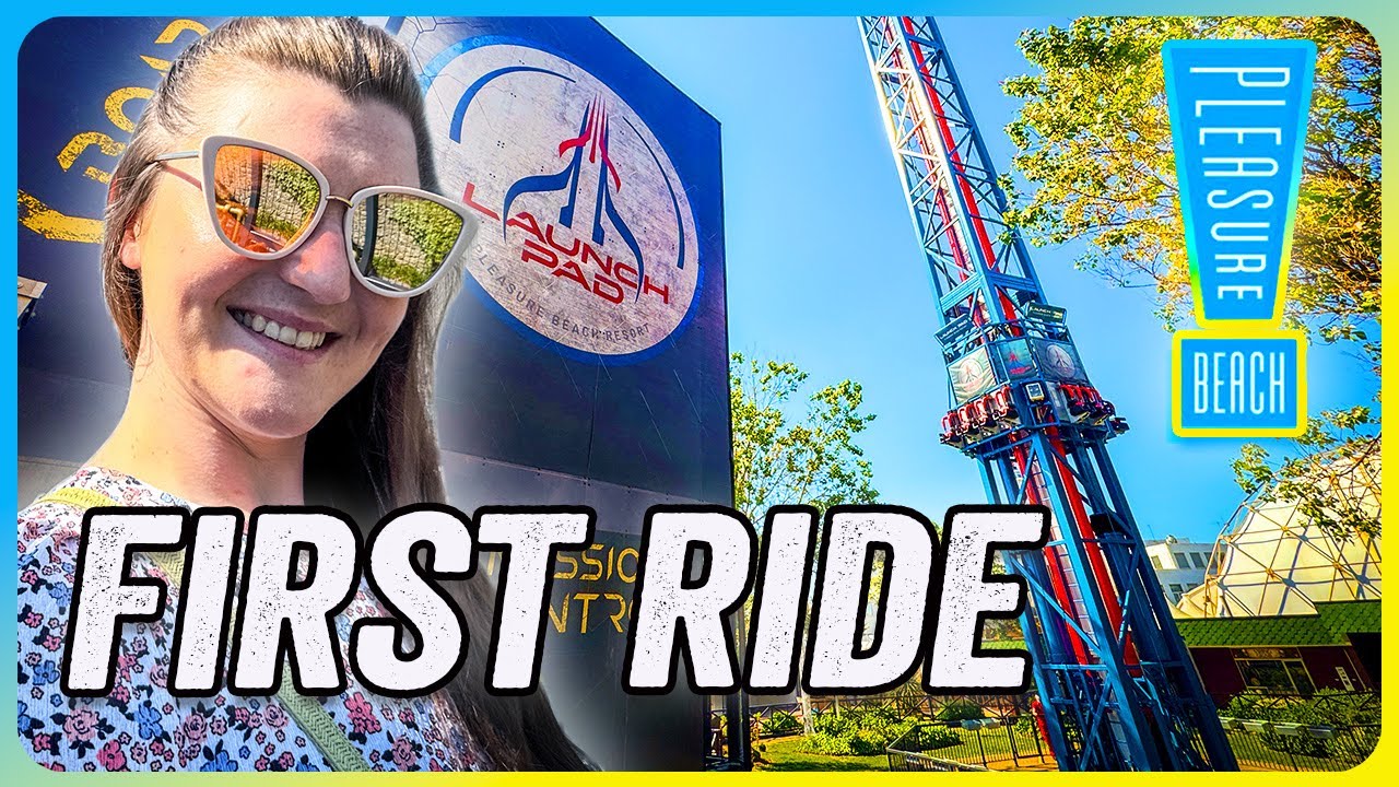 Launch Pad FIRST RIDE & Full Reaction! Blackpool Pleasure Beach - YouTube