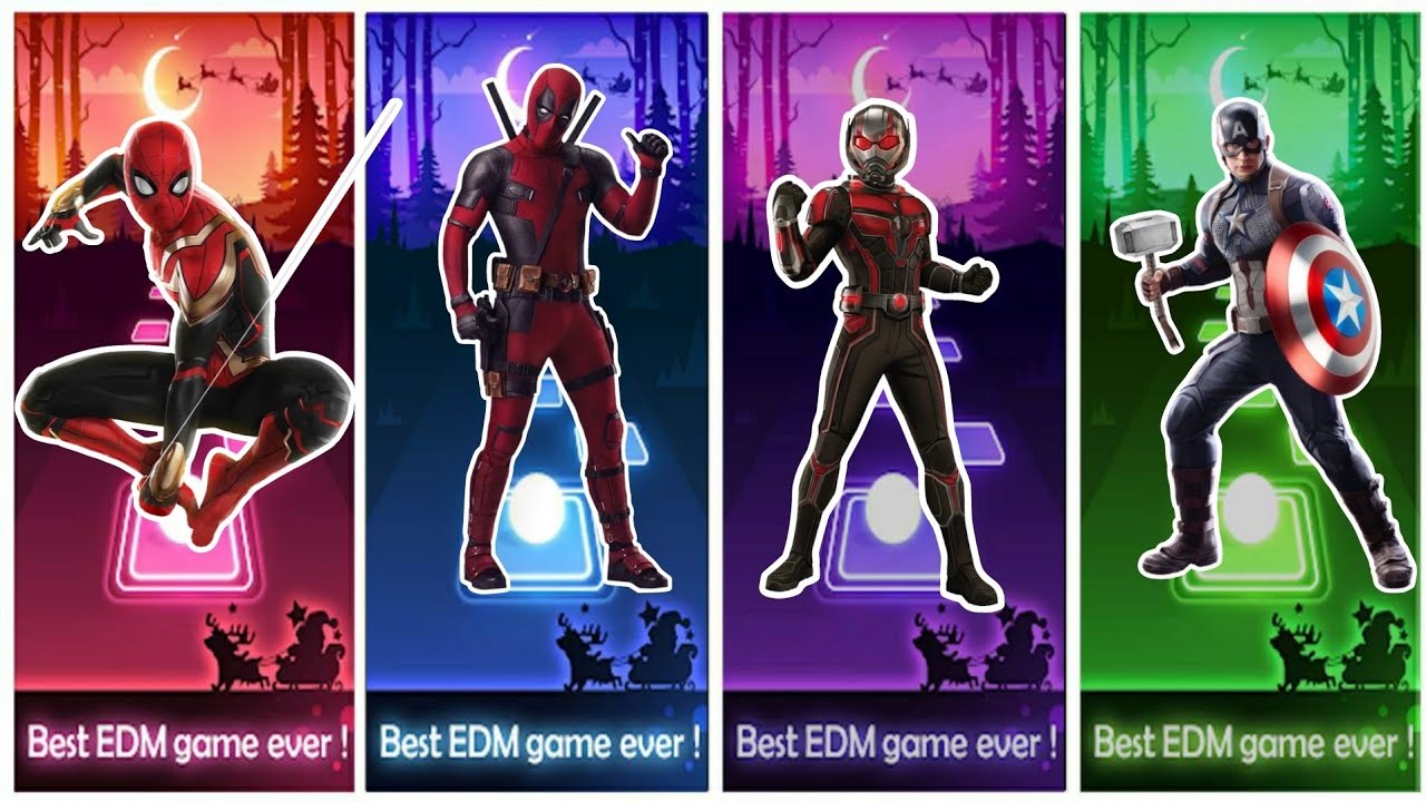 Spiderman-Deadpool-Ant man-Capitan American-Tales Hop-Cofen Dance - YouTube