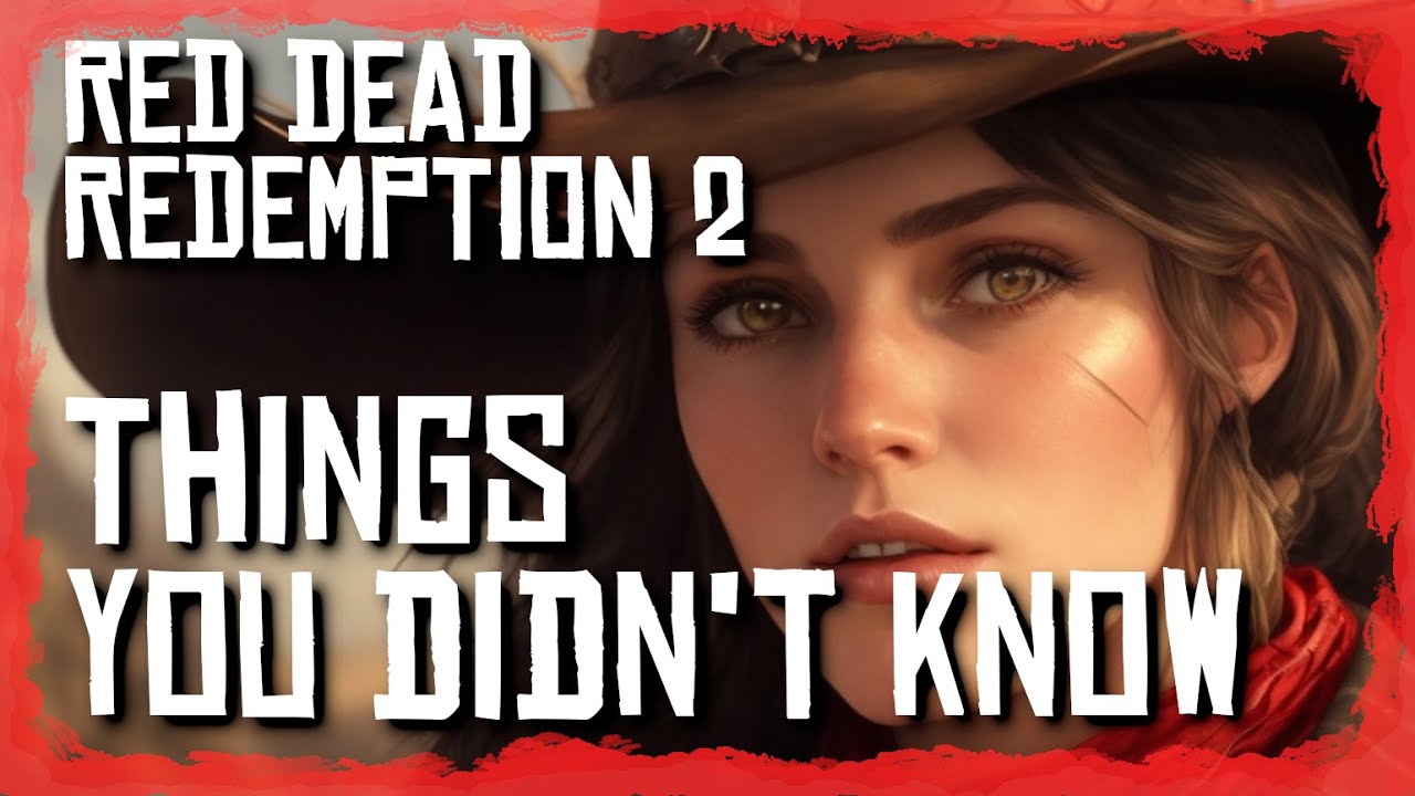 Things You Didn’t Know - Red Dead Redemption 2 (RDR2) #rdr2 # ...