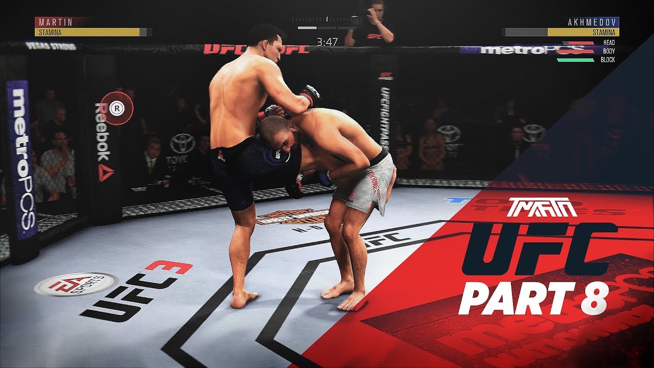 MID AIR KNOCKOUT - UFC 3 Career Mode - Part 8 - YouTube