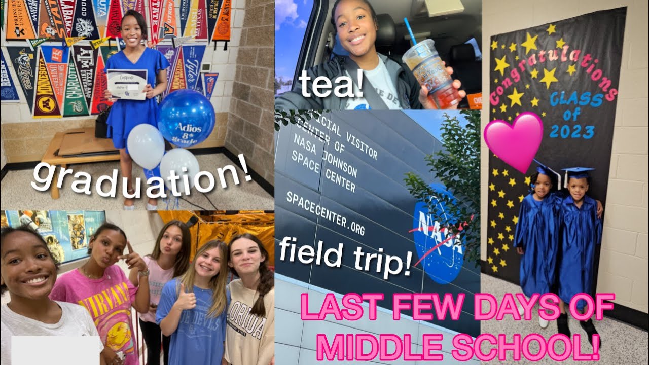 LAST FEW DAYS OF MIDDLE SCHOOL VLOG!!🩷 - YouTube