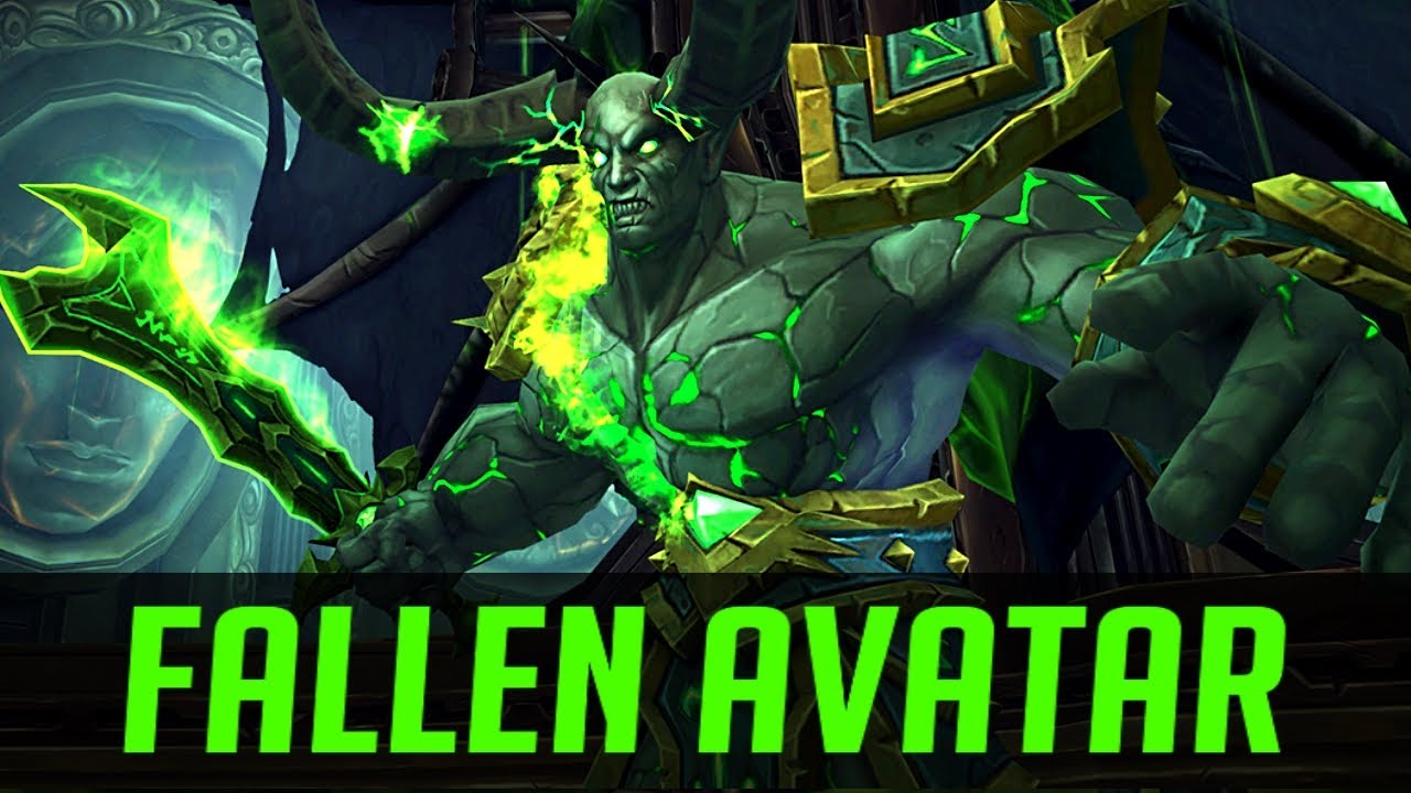 WOW Legion Fallen Avatar in The Tomb of Sargeras [Demon Hunter Tank ...