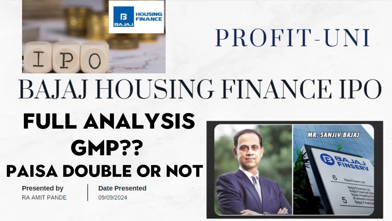 Bajaj Housing Finance IPO (Full Analysis) | GMP | Bajaj Housing Finance ...