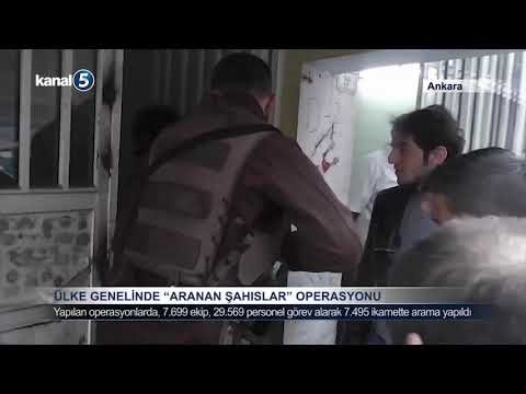 Ülke Genelinde “Aranan Şahıslar Operasyonu”
