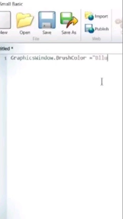 Draw Blue Rectangle In Small Basic Codingskills Codingfun Codingjourney Learning Code Youtube