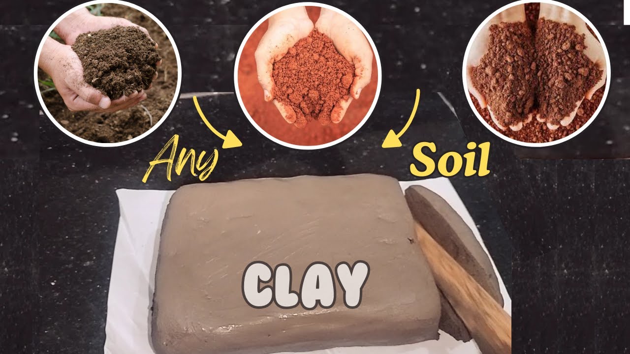 Clay Making | How to make pottery clay from dirt | making clay for ...