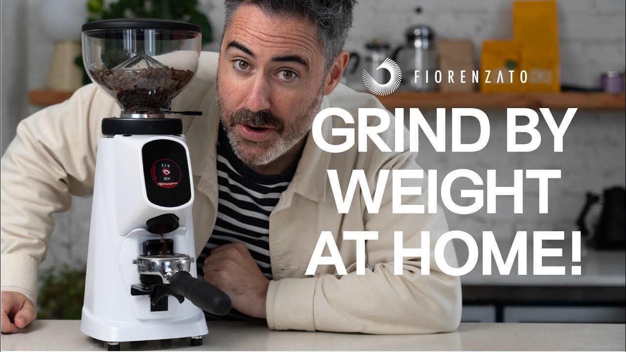 Fiorenzato AllGround Sense | Home coffee grinder that grinds by weight. - YouTube
