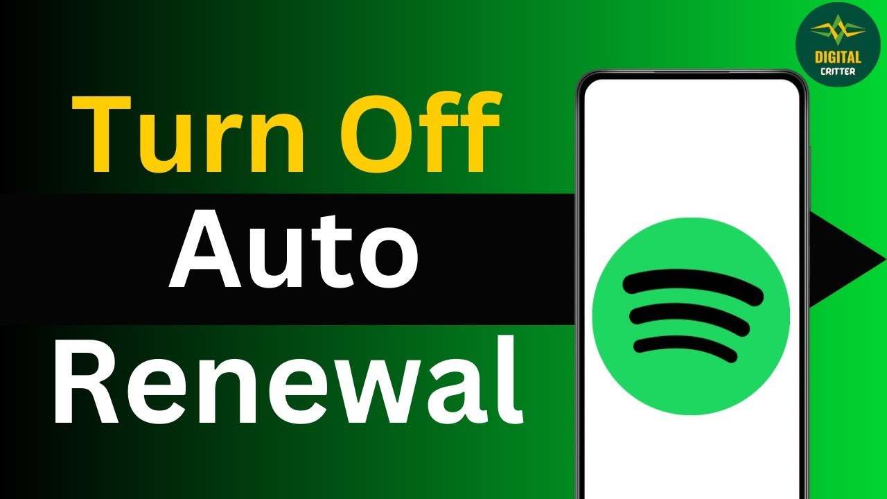 How to Turn Off Auto Renewal in Spotify ? - YouTube