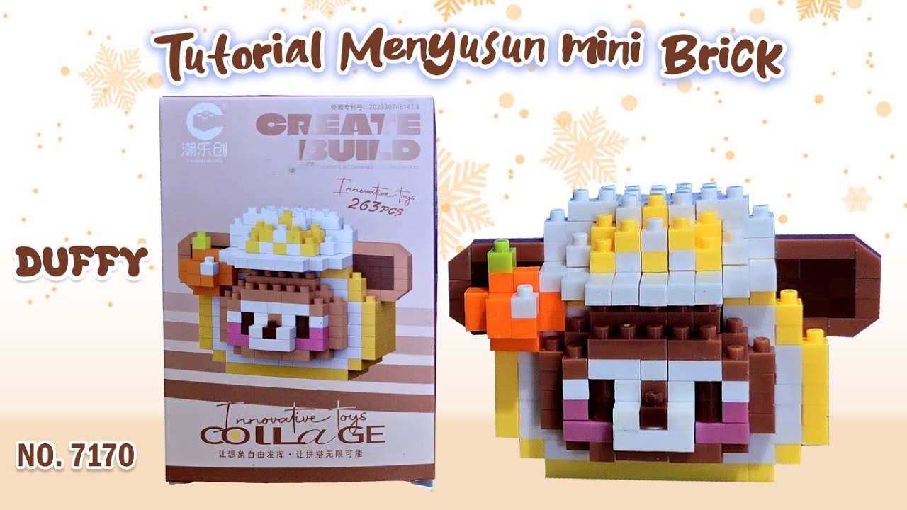 CARA MERAKIT MINI LEGO BRICKS NANO BLOCKS CREATIVE TOY BUILDING BLOCK ...