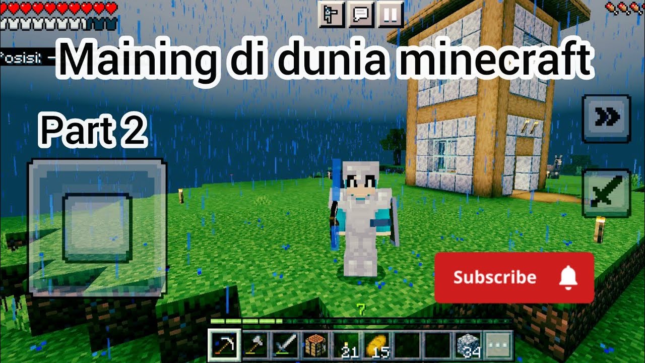 Maining di dunia minecraft | minecraft indonesia - YouTube