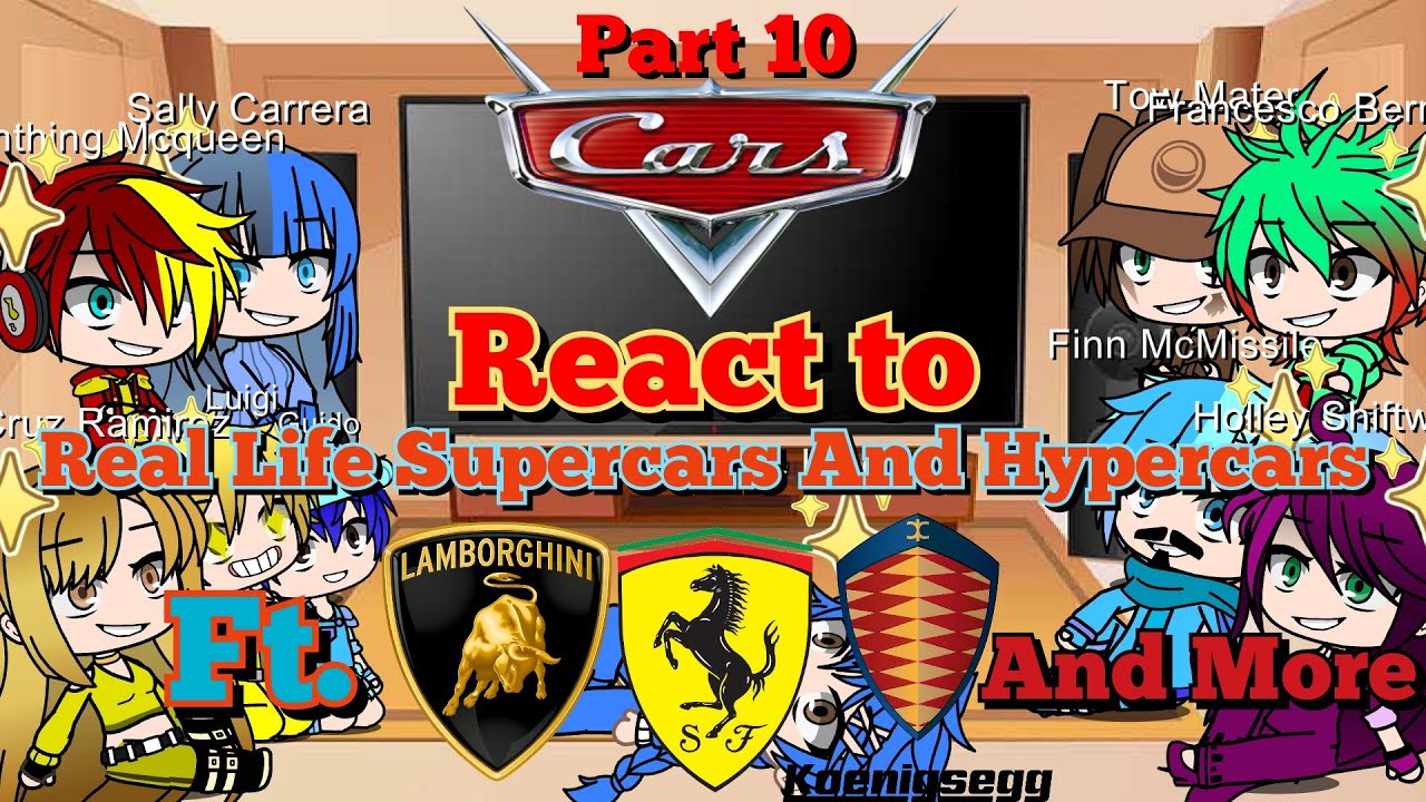 Pixar Cars React to Real Cars (Real Life Supercars And Hypercars #1 ...