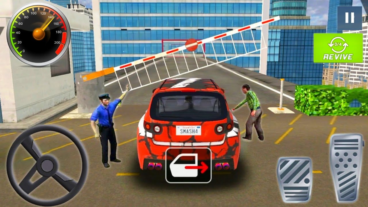 Car Driving Simulator Smash Car Hit Games : Stunt Ramp Gameplay ...