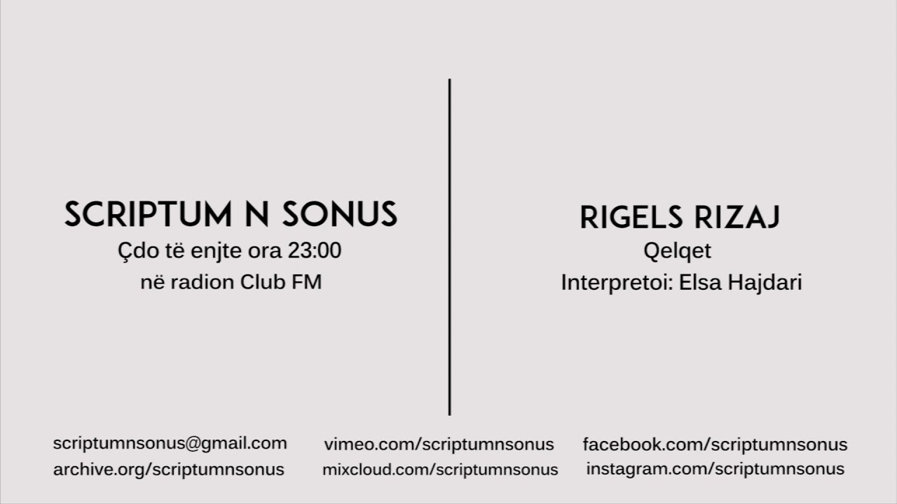 Rigels Rizaj - Qelqet - YouTube