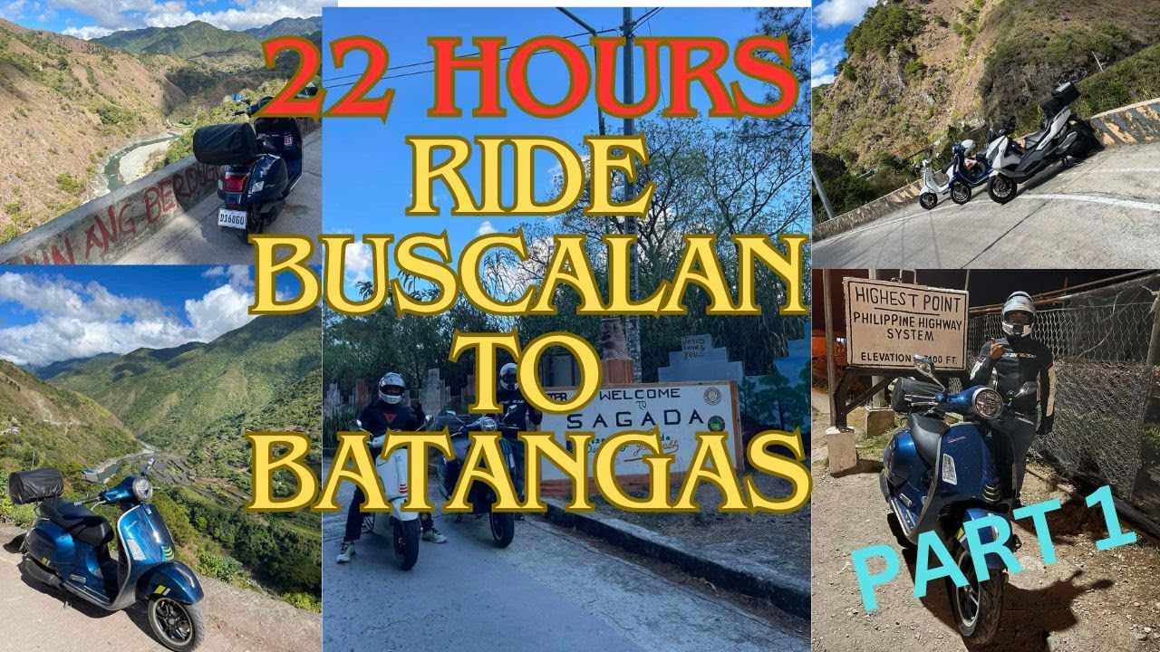 22 HOURS RIDE BUSCALAN SAGADA ATOK BAGUIO BATANGAS - YouTube