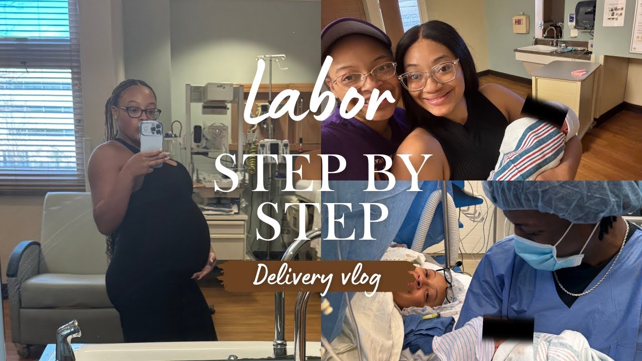 Steps Of My Delivery/ Step By Step Of Birth/ Epidural/ Pushing For 3 ...