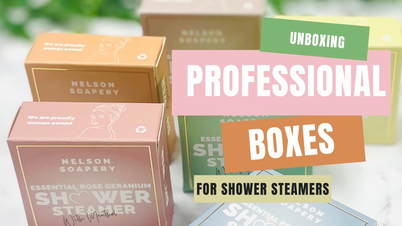 My professional printing on shower steamer boxes. Let’s see the results ...