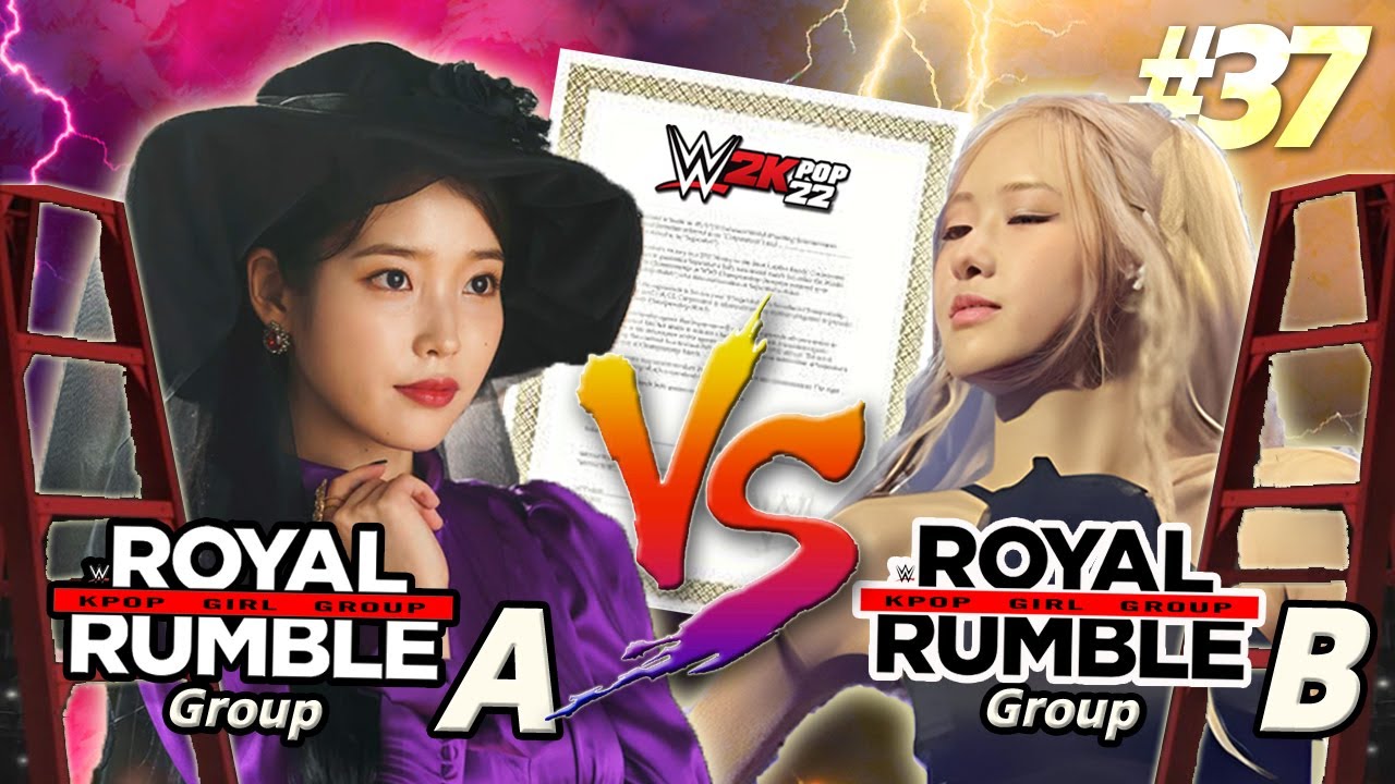 IU vs Rose Blackpink (RR 37 Champ A vs B) - MIB Ladder Match for a WWE ...
