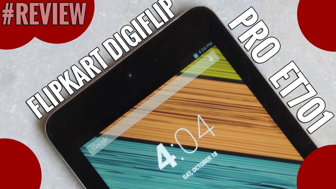 Flipkart Digiflip Pro ET701 review: Best tablet under Rs 4,000? - YouTube