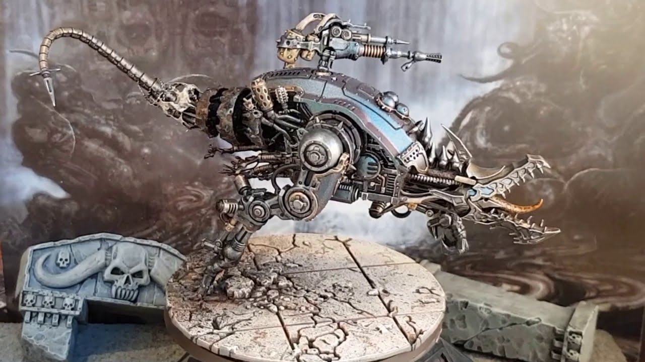 Dark Mechanicum Armiger Warglaive conversion - YouTube