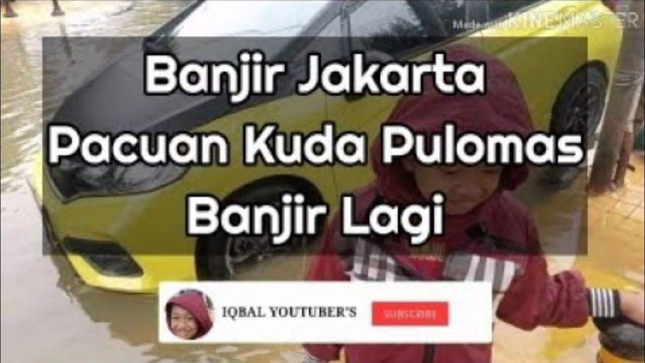 Banjir Jakarta - 1 Januari 2020 | Banjir Pulomas 50cm - 100cm Pacuan ...