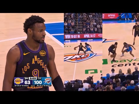 Bronny James Got Put In HELL By Cason Wallace 💀