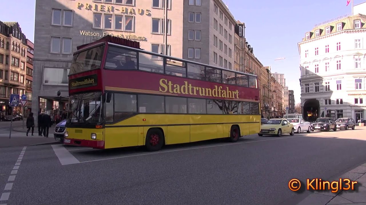 MAN SD202 als Sightseeing Bus in Hamburg [1080p] - YouTube