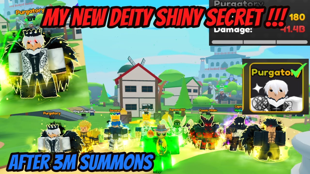 I got another Deity Shiny Secret Unit !!! - Finally i got a purgatory ...