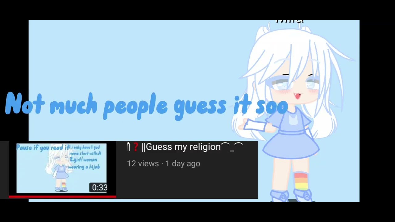 Religion Reveal?!?´༎ຶ👌Gacha Club _________ - YouTube