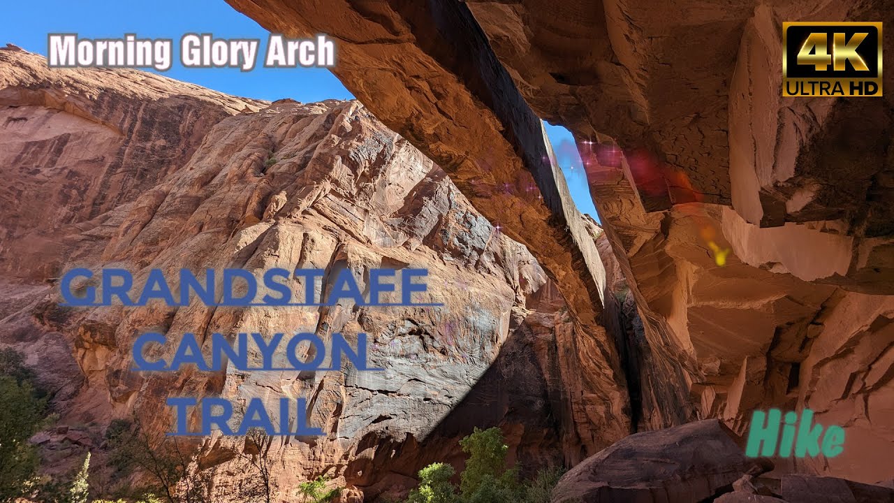 Grandstaff canyon trail & Morning Glory Bridge - Moab UT - YouTube
