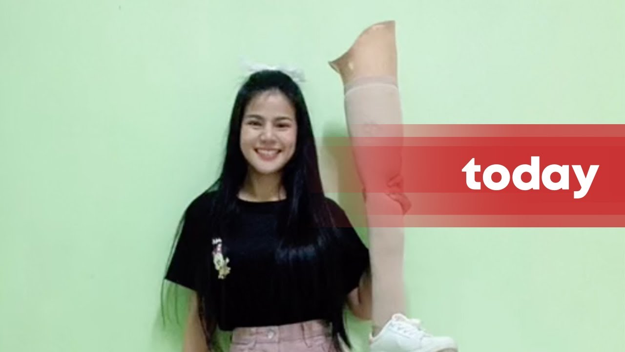 Pretty Thai woman becomes an unlikely online star with her prosthetic leg - YouTube