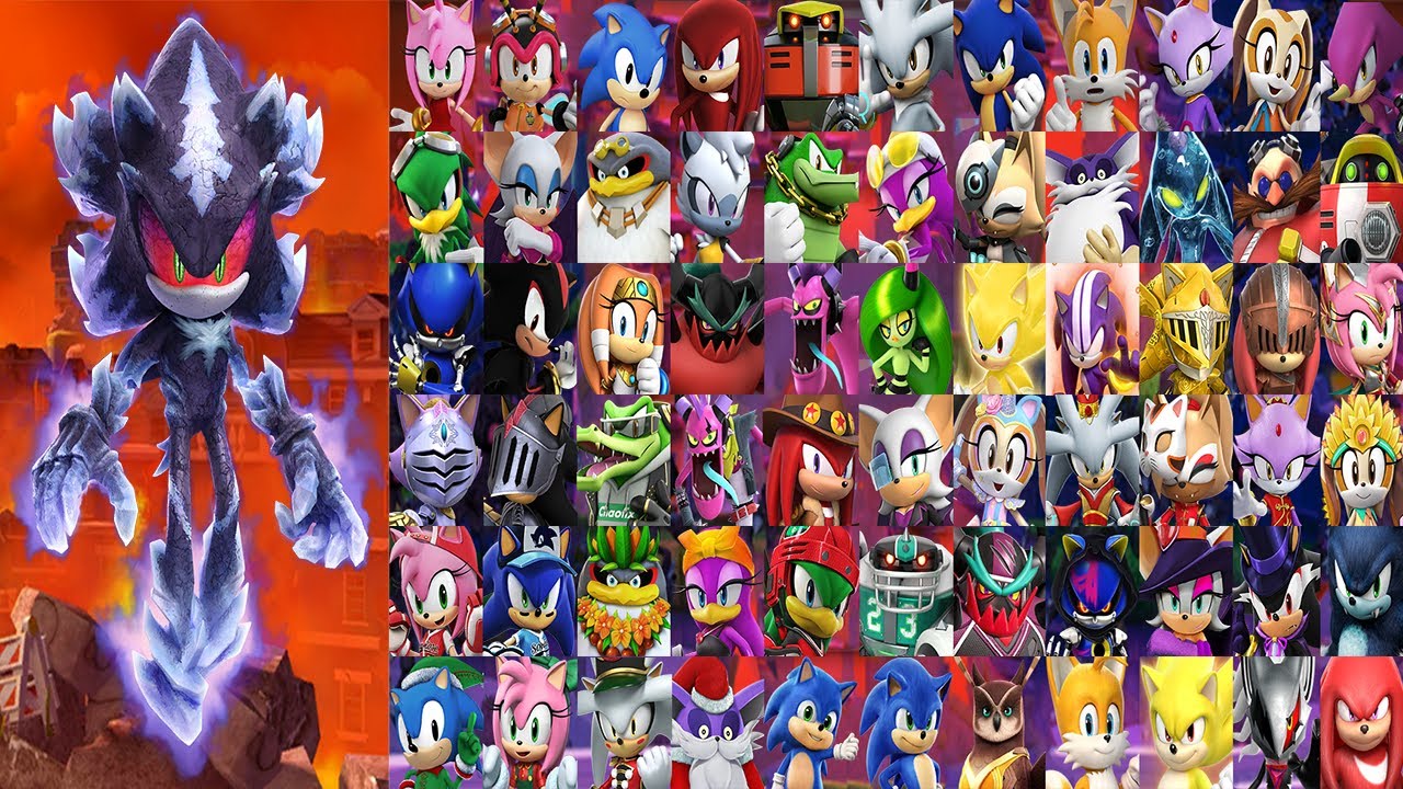 Sonic Forces - Play with All 66 Characters vs Mephiles the Dark - Open ...