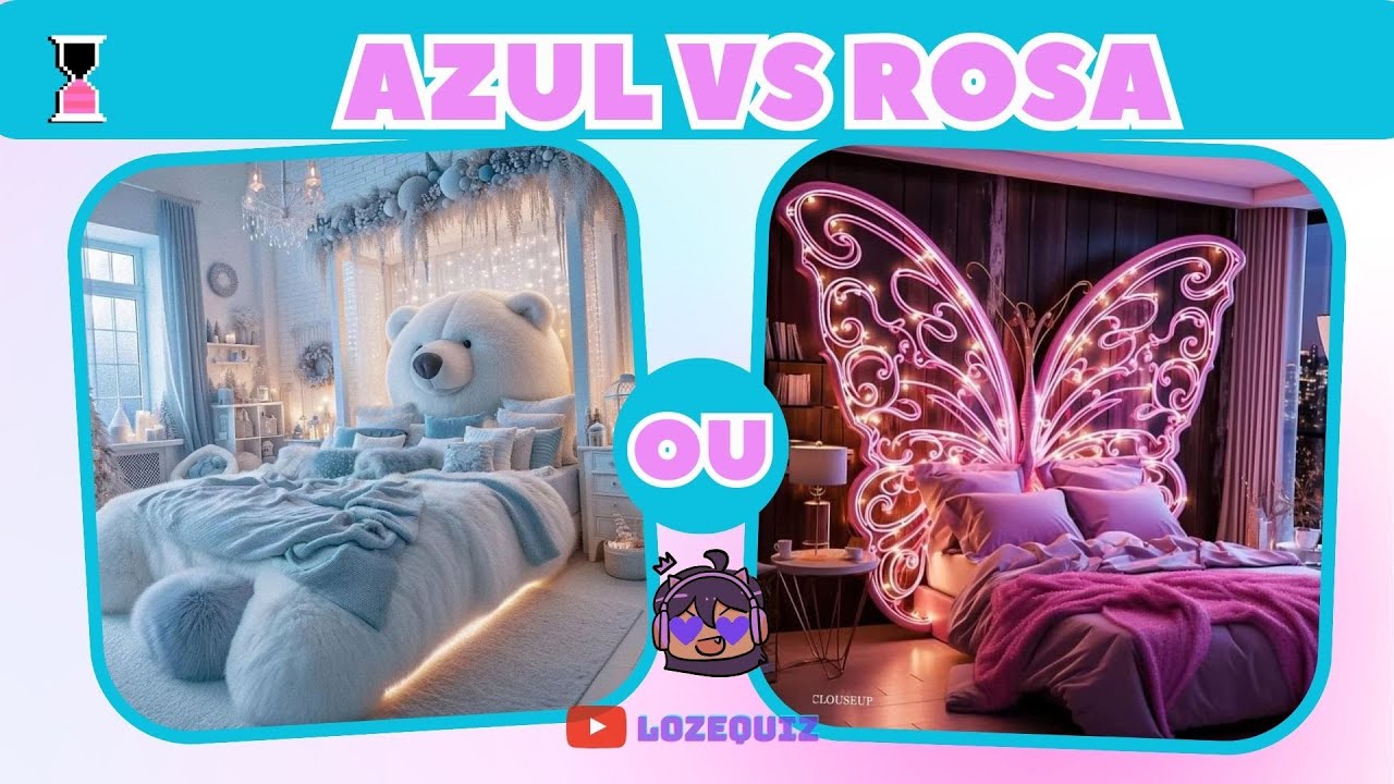 AZUL vs ROSA! o que você escolhe?💙 🌺 - YouTube