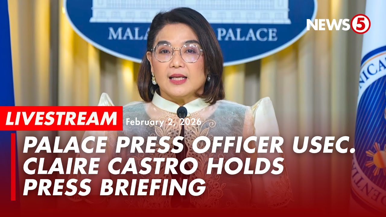LIVE | Palace Press Officer Usec. Claire Castro holds press briefing ...